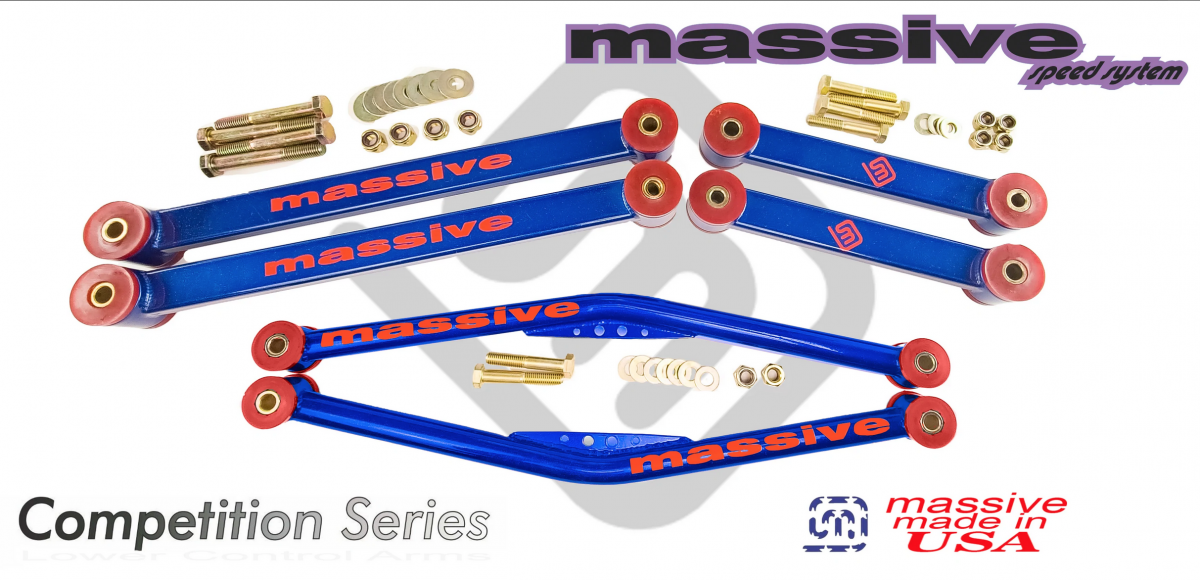 Massive Suspension Competition Series Fixed Control and Watts Arm Kit ...