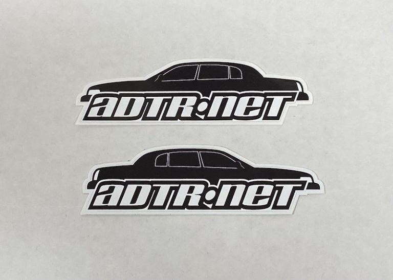ADTR.net Model Specific Quarter Window Stickers - ADTR